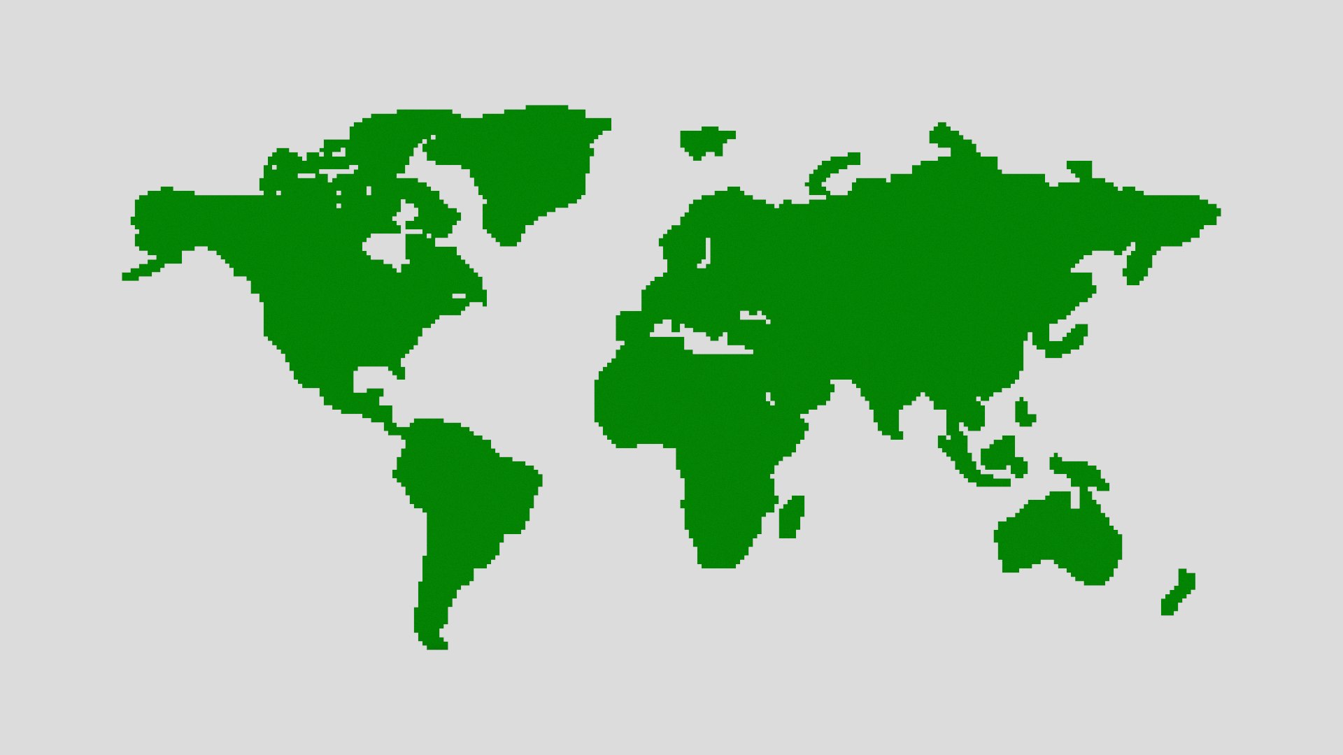 3D Pixel World Map Model - TurboSquid 2068981