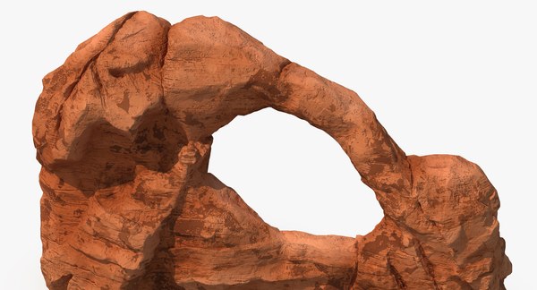 3d sandstone arch model