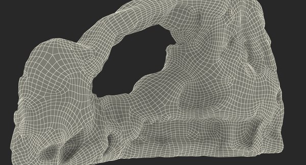 3d sandstone arch model