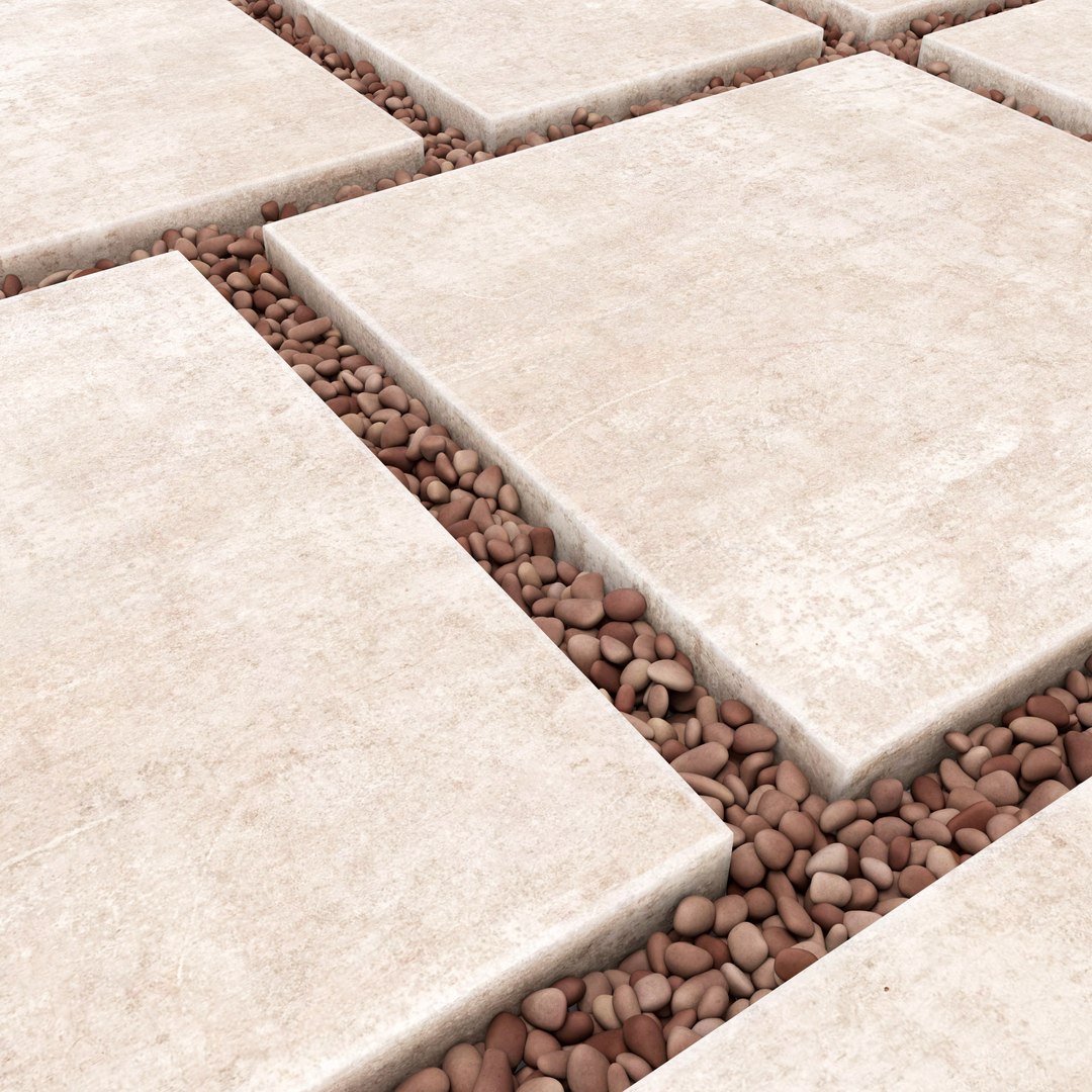 3D Paving Pebble N27 Model - TurboSquid 2164673