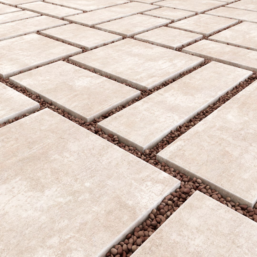 3D Paving Pebble N27 Model - TurboSquid 2164673