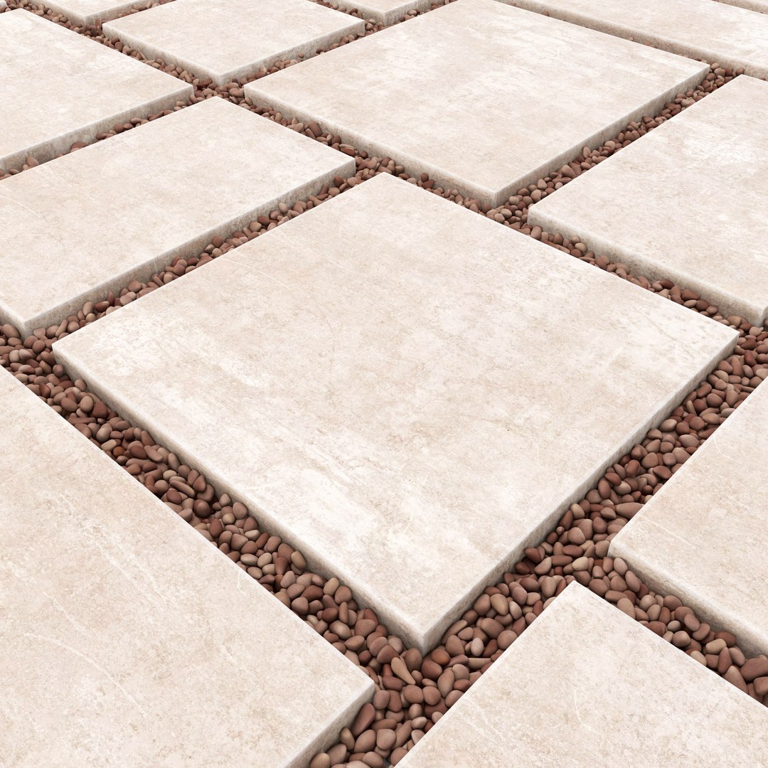 3D Paving Pebble N27 Model - TurboSquid 2164673