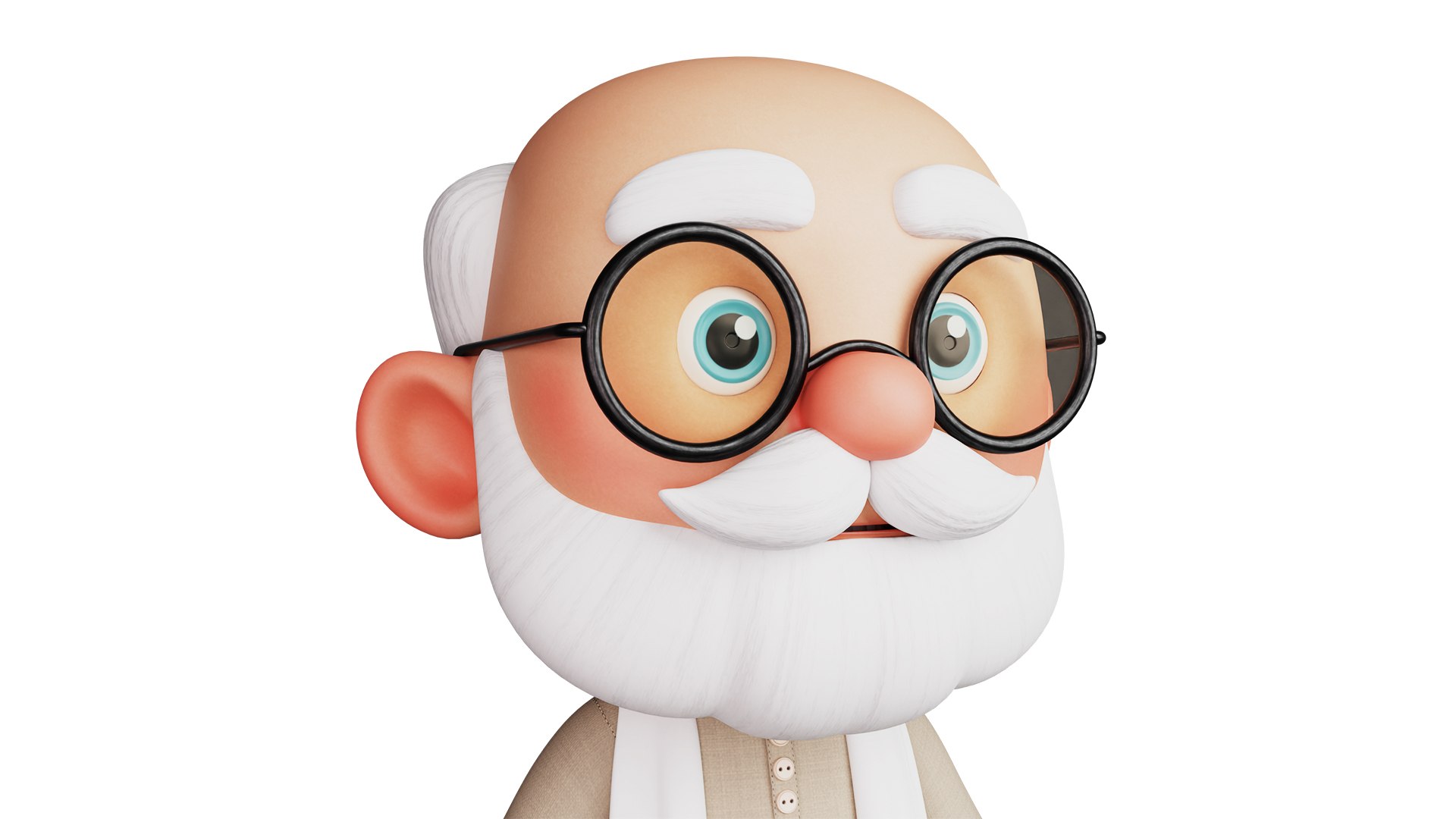 Old Man 3d Model Model - TurboSquid 2230496