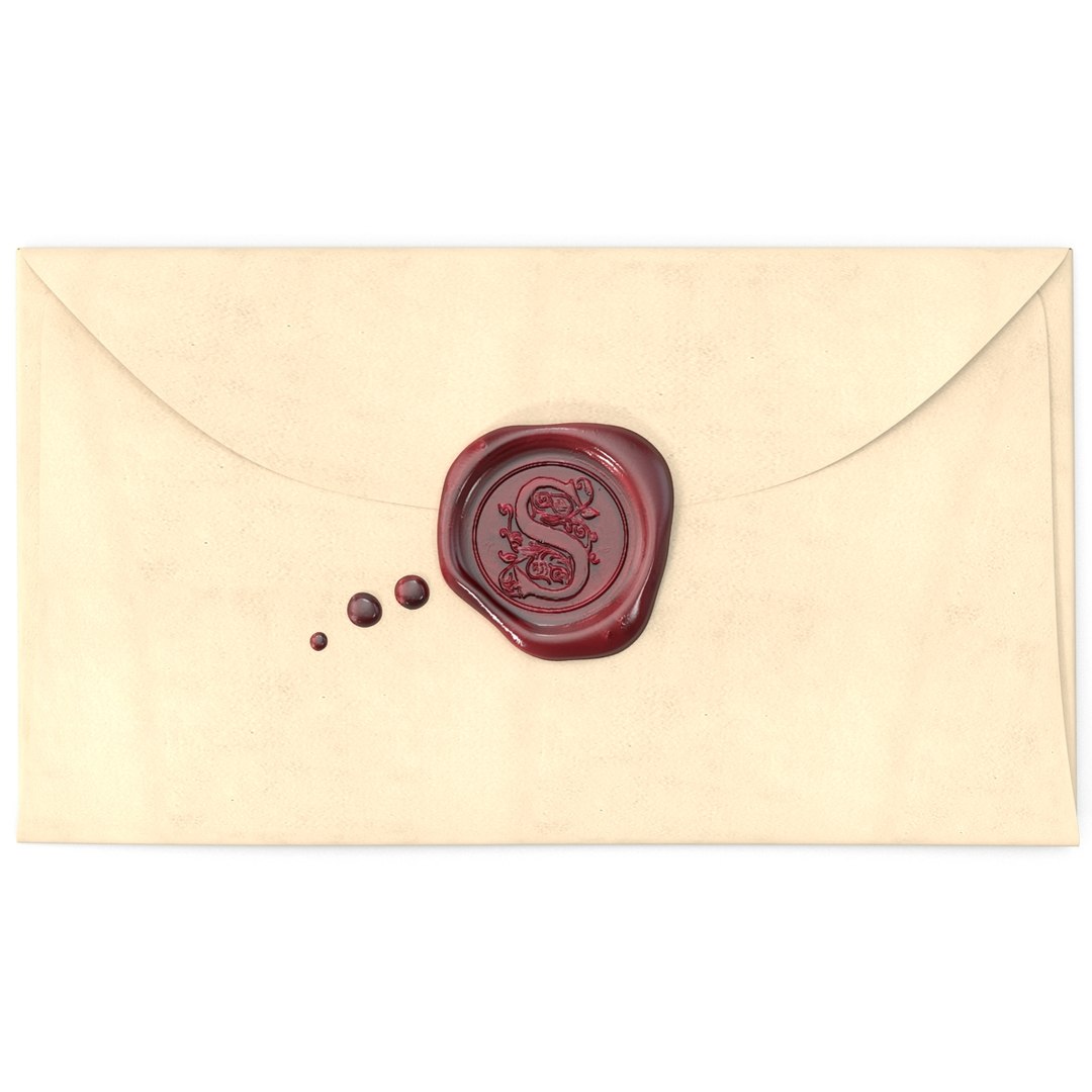 3dsmax Envelope Wax Seal