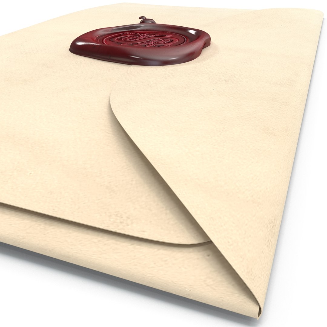 3dsmax Envelope Wax Seal