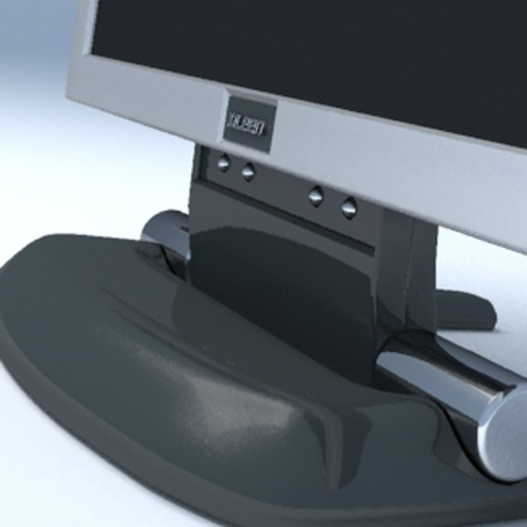 flat panel monitor 3d model