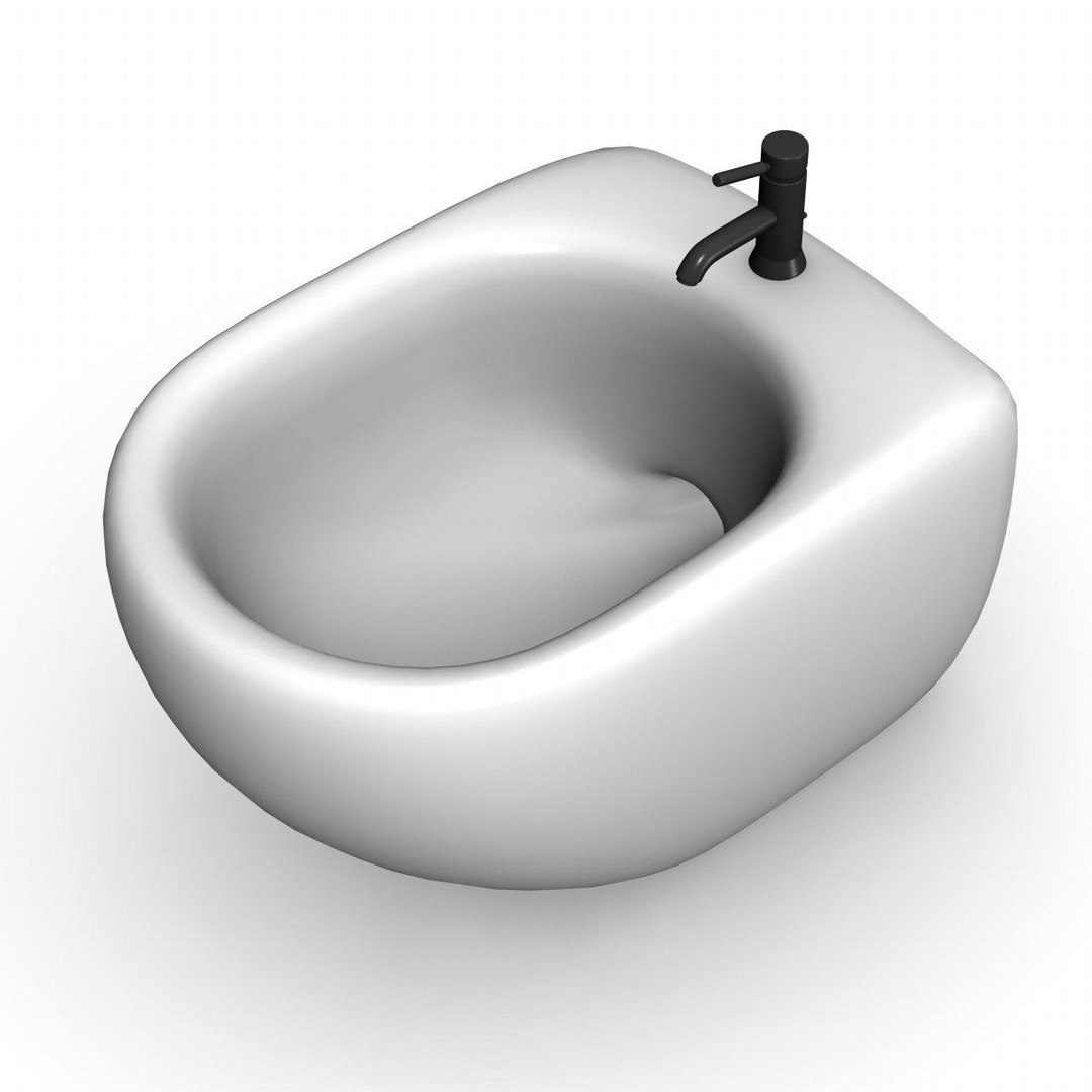 3d toilets bidets model