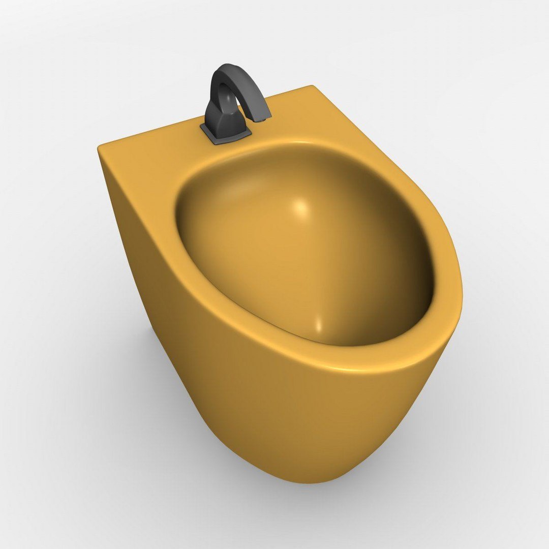 3d toilets bidets model