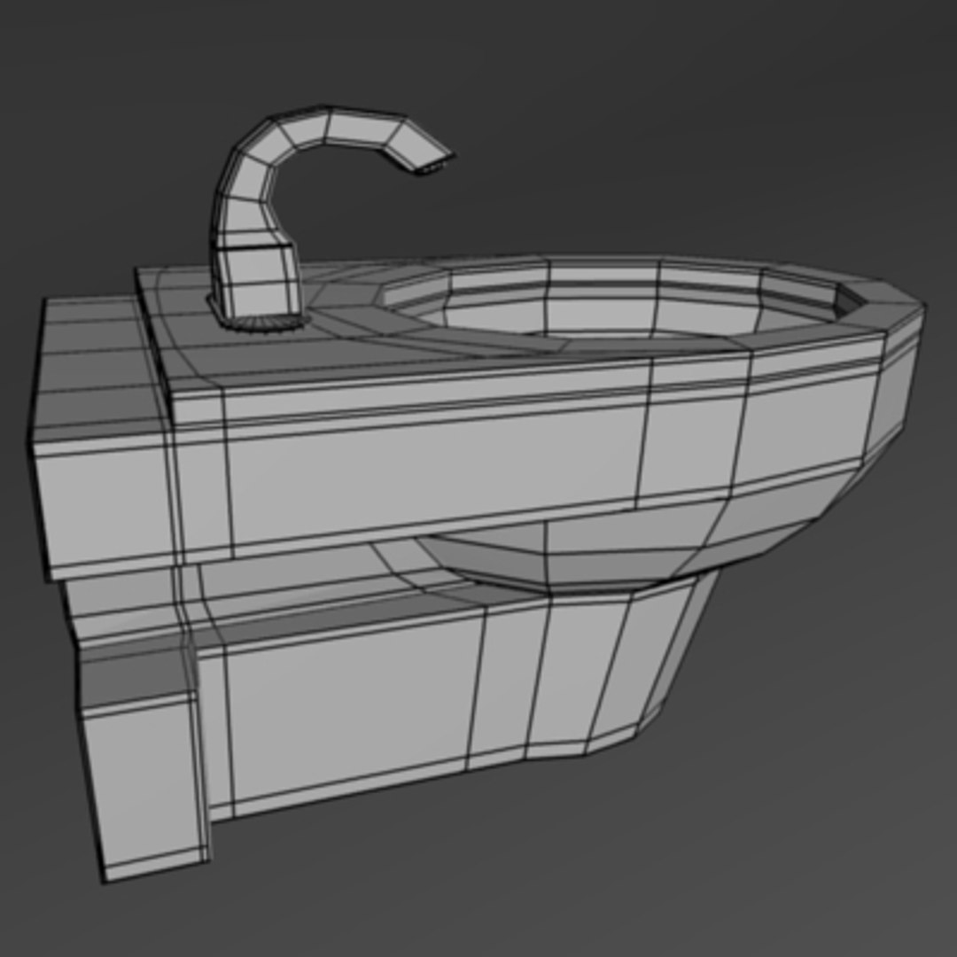 3d toilets bidets model
