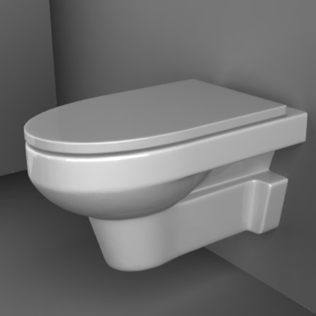 3d toilets bidets model