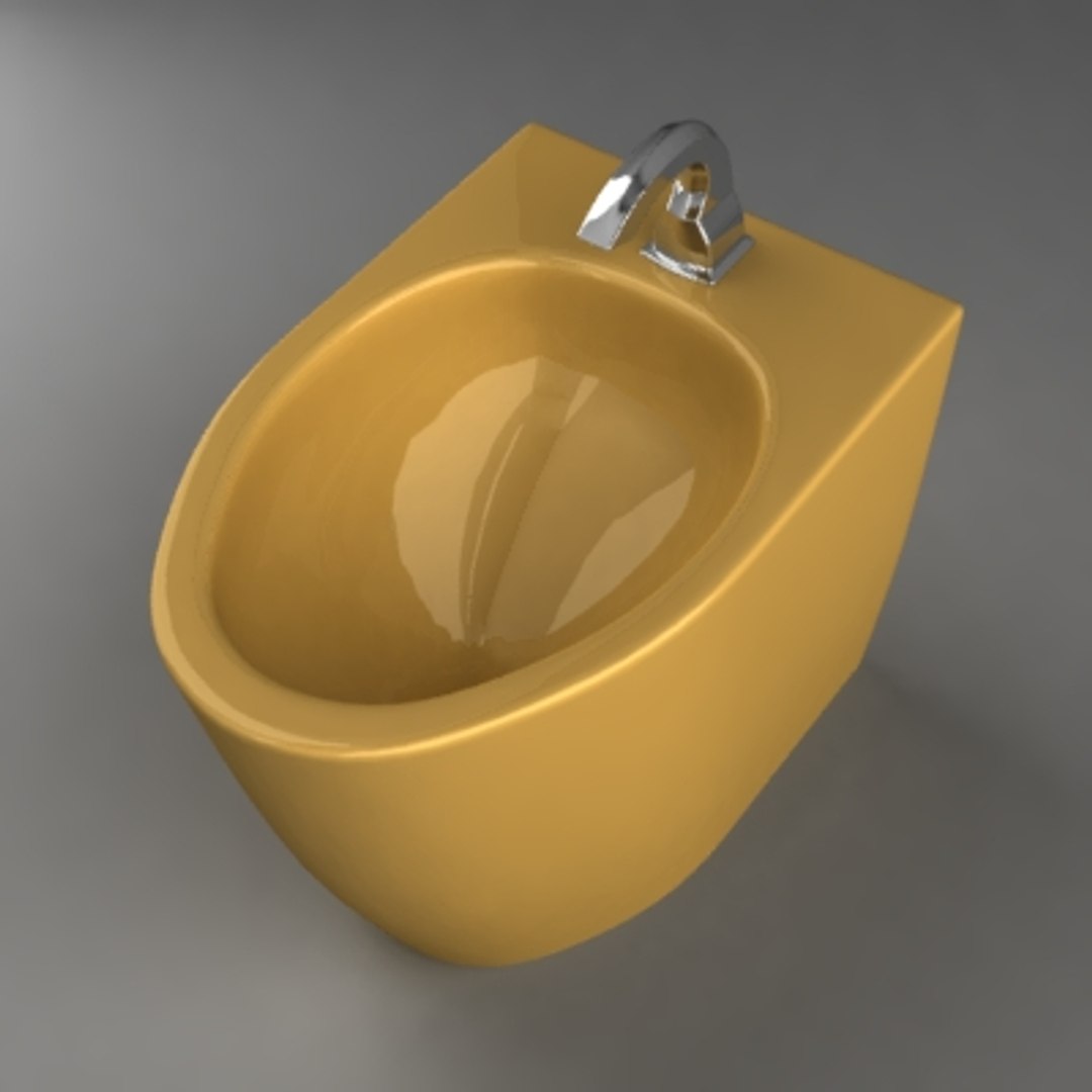 3d toilets bidets model