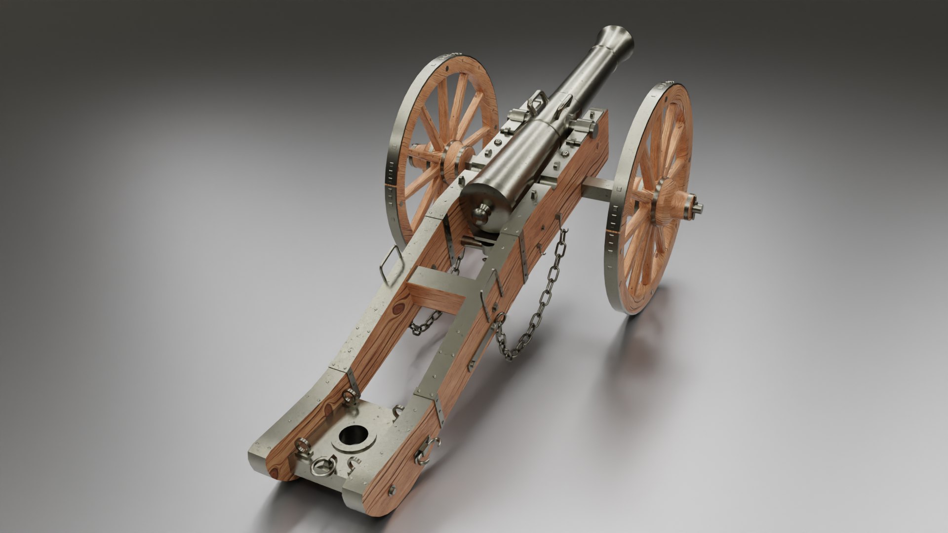 Old Medieval Artillery Cannon Model - TurboSquid 1920021