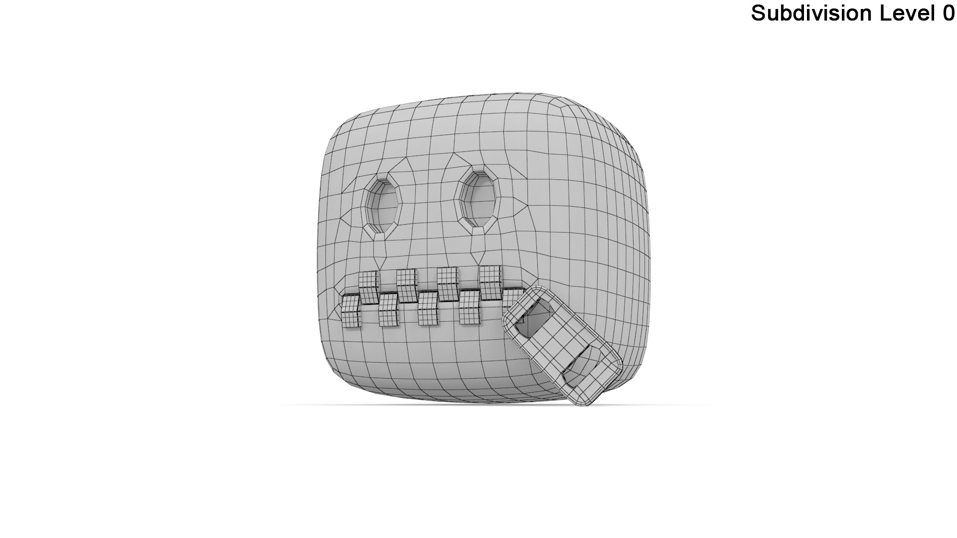 3D Smiley Face Emoji 51 - TurboSquid 2088132