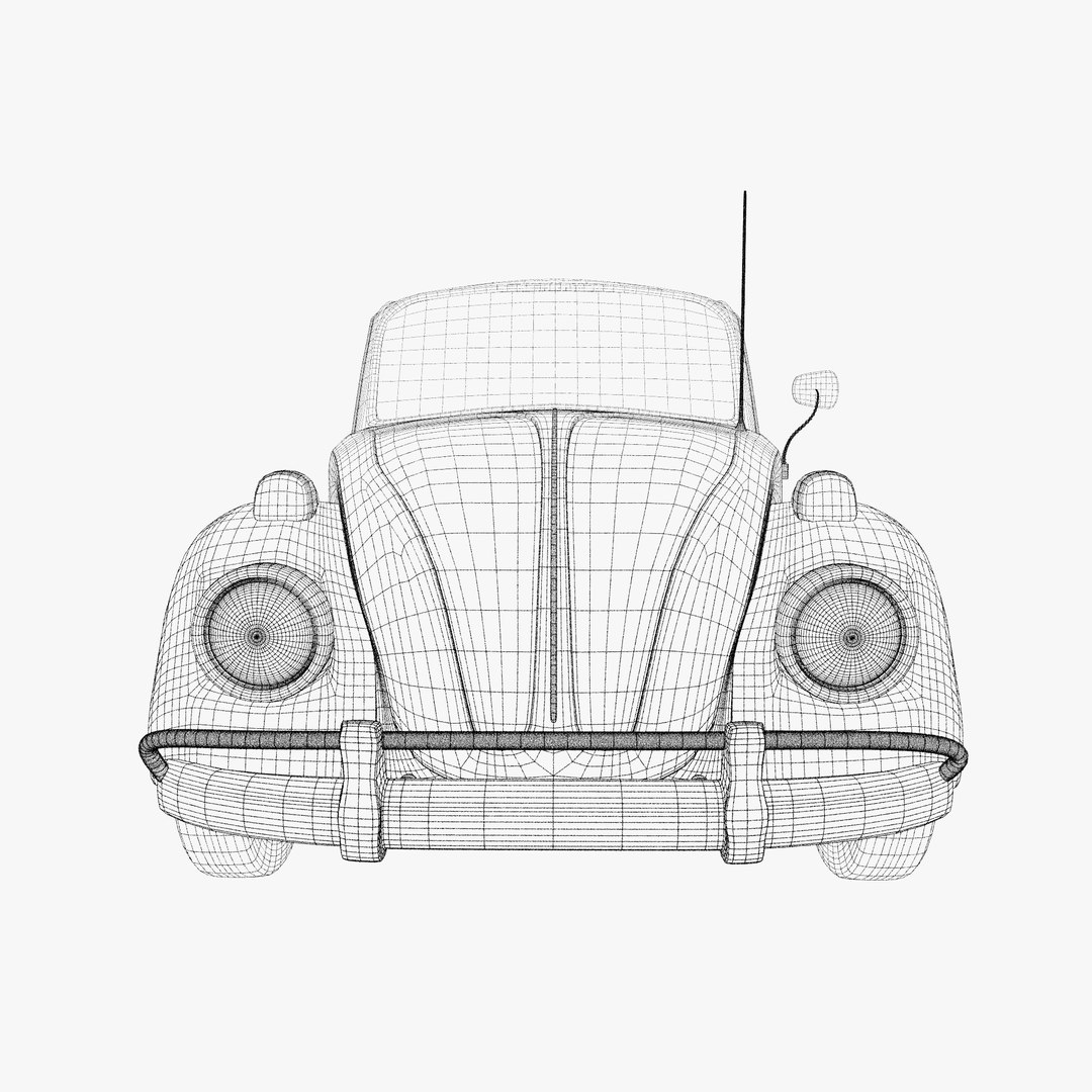 3d 1967 Volkswagen Beetle