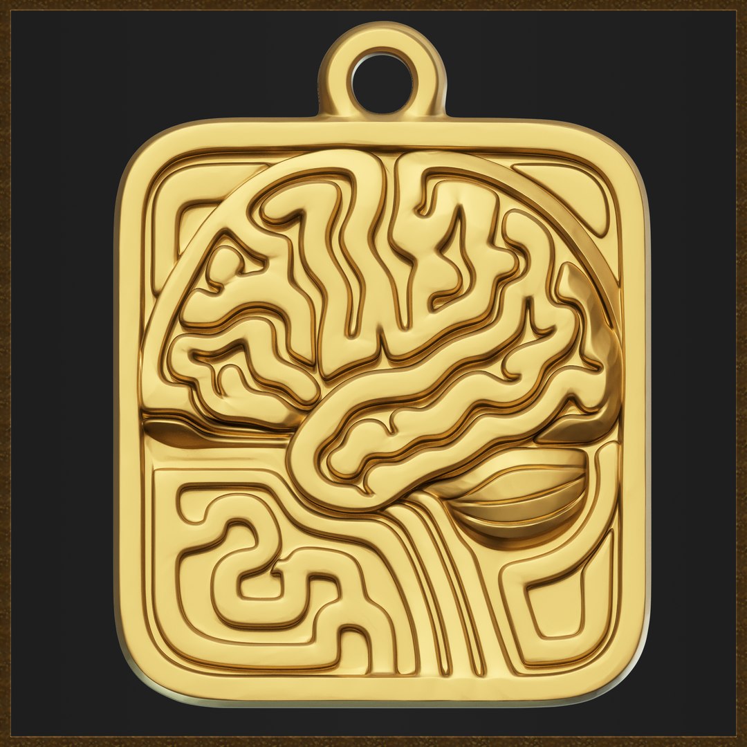 Abstract Science Medallion Model - TurboSquid 2431553