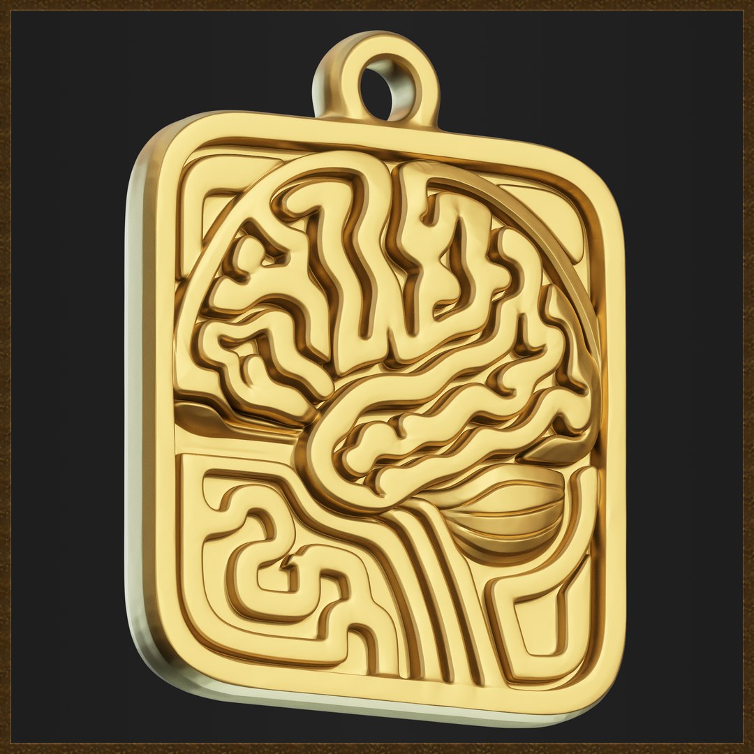 Abstract Science Medallion Model - TurboSquid 2431553