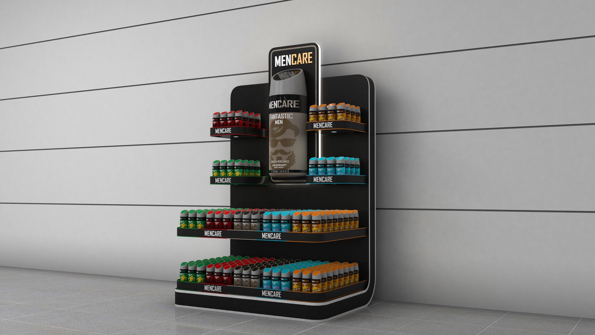 3D Supermarket Product Shelf - TurboSquid 2170428