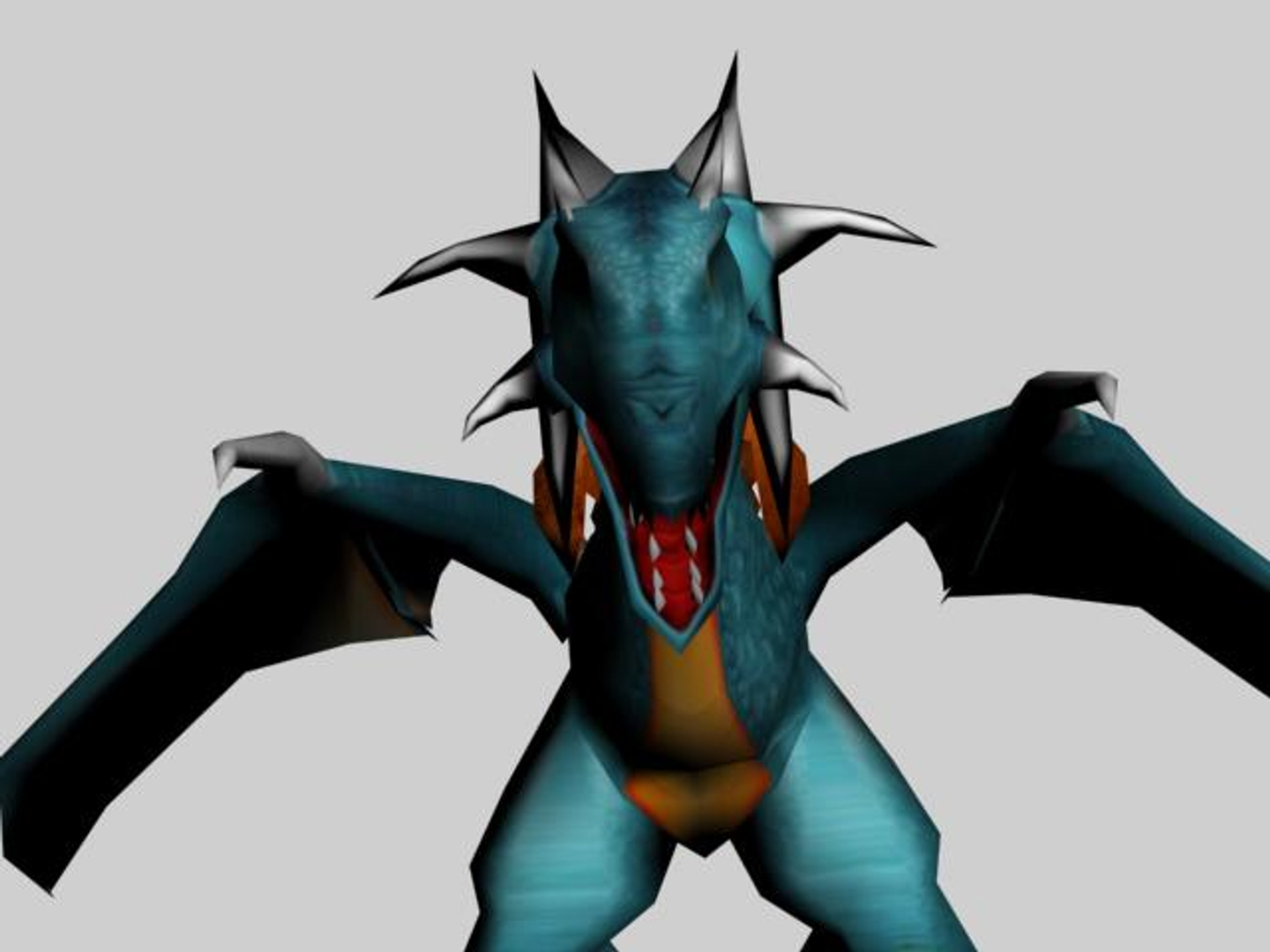 3d model dragon realtime games