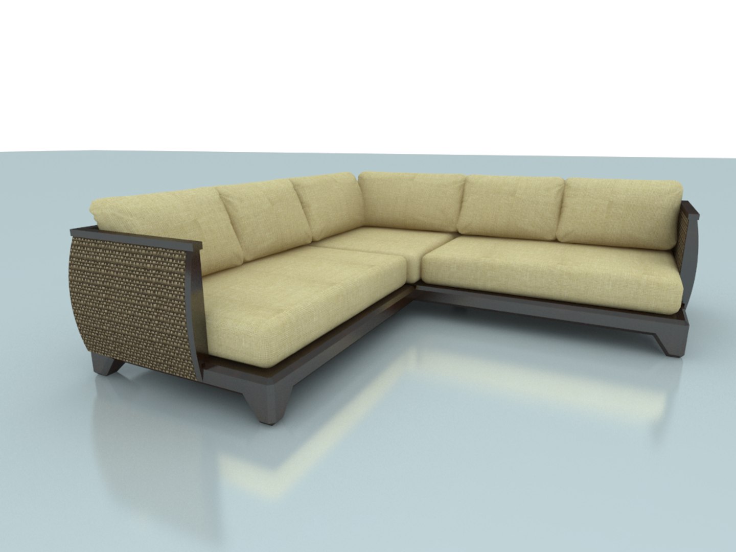 3d Model Ryn Sofa