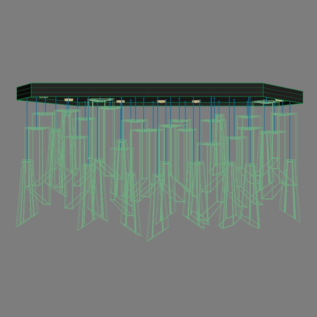 3D Model Wired Custom Lighting Kello - TurboSquid 1285010