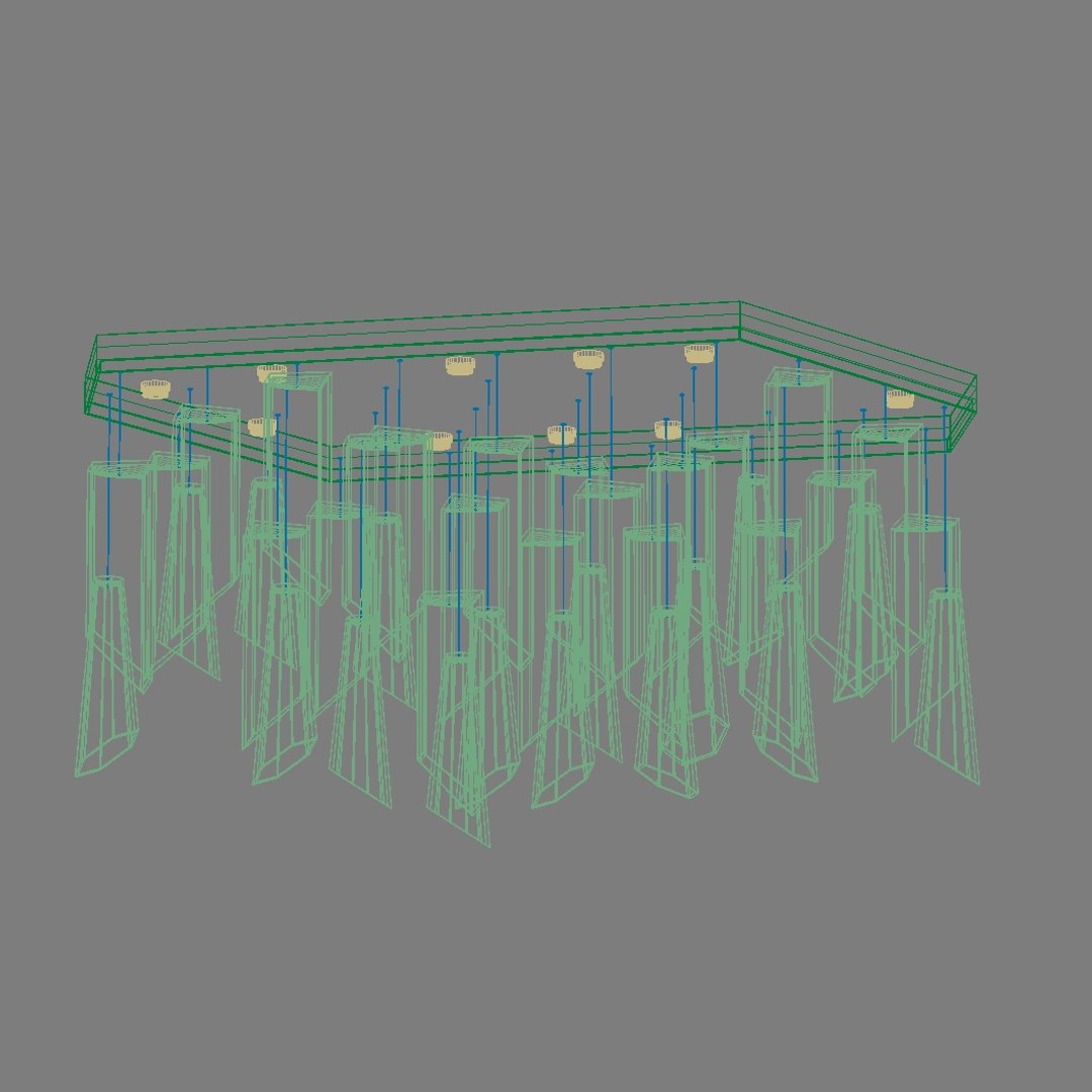 3D Model Wired Custom Lighting Kello - TurboSquid 1285010
