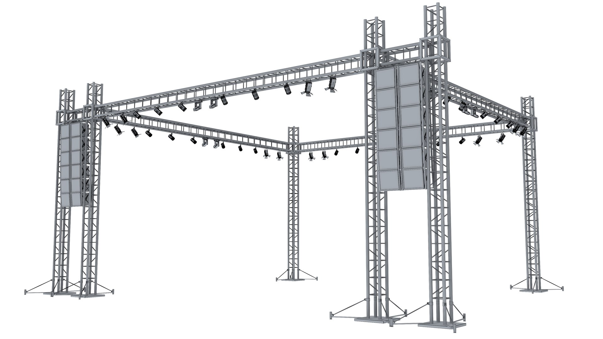 3D Truss - TurboSquid 2268269