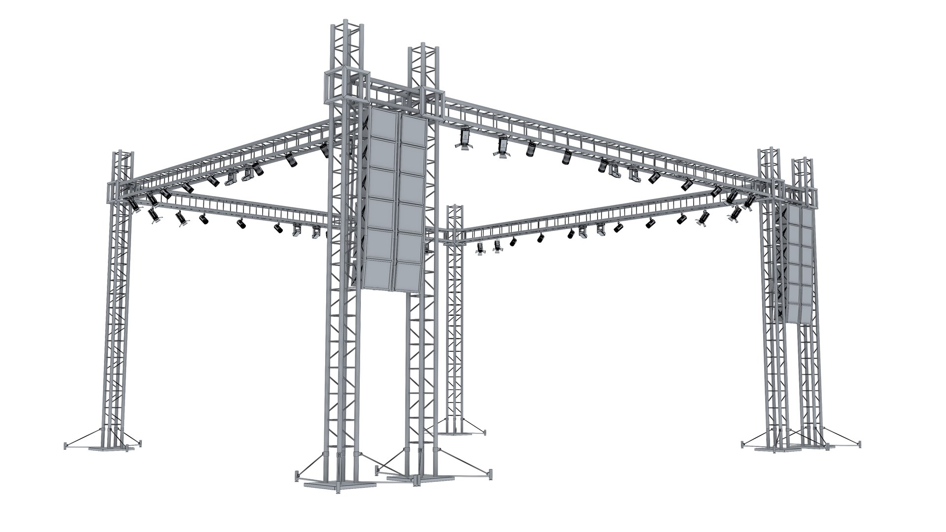 3D Truss - TurboSquid 2268269