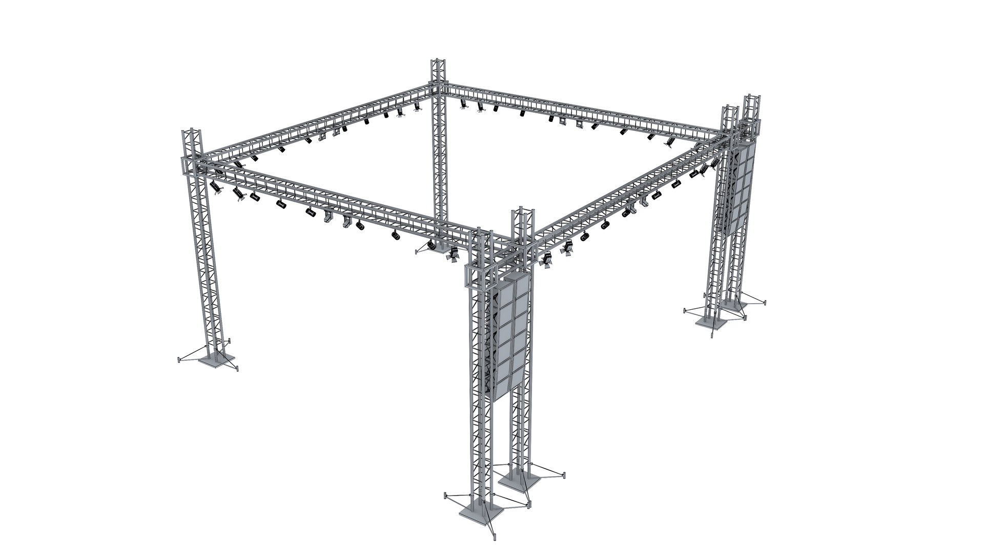 3D Truss - TurboSquid 2268269