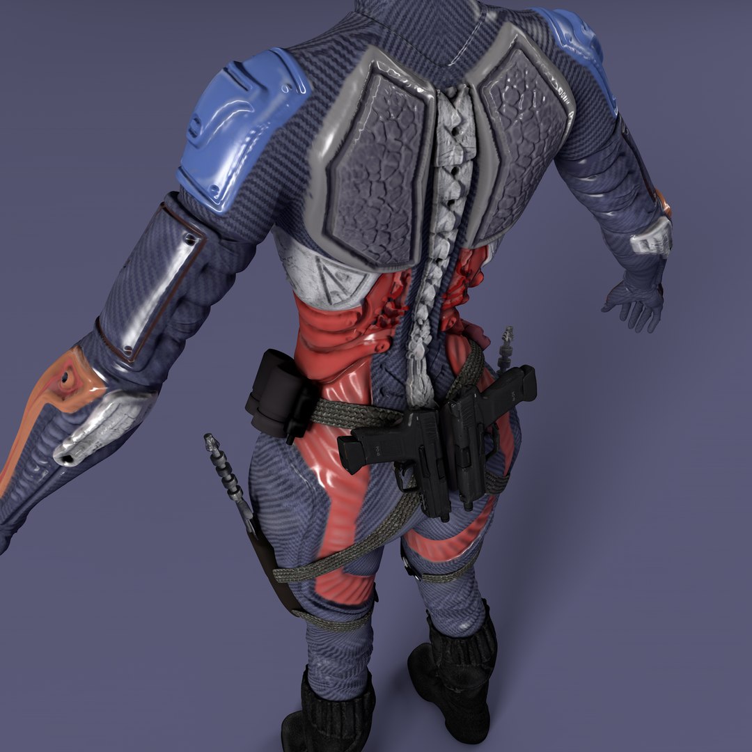 Action Woman Character 3D Model - TurboSquid 1593047