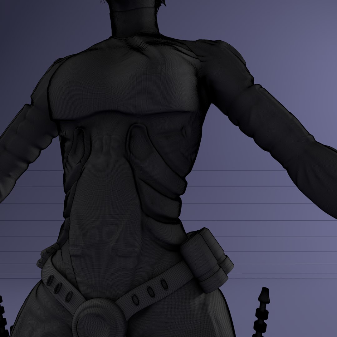 Action Woman Character 3D Model - TurboSquid 1593047