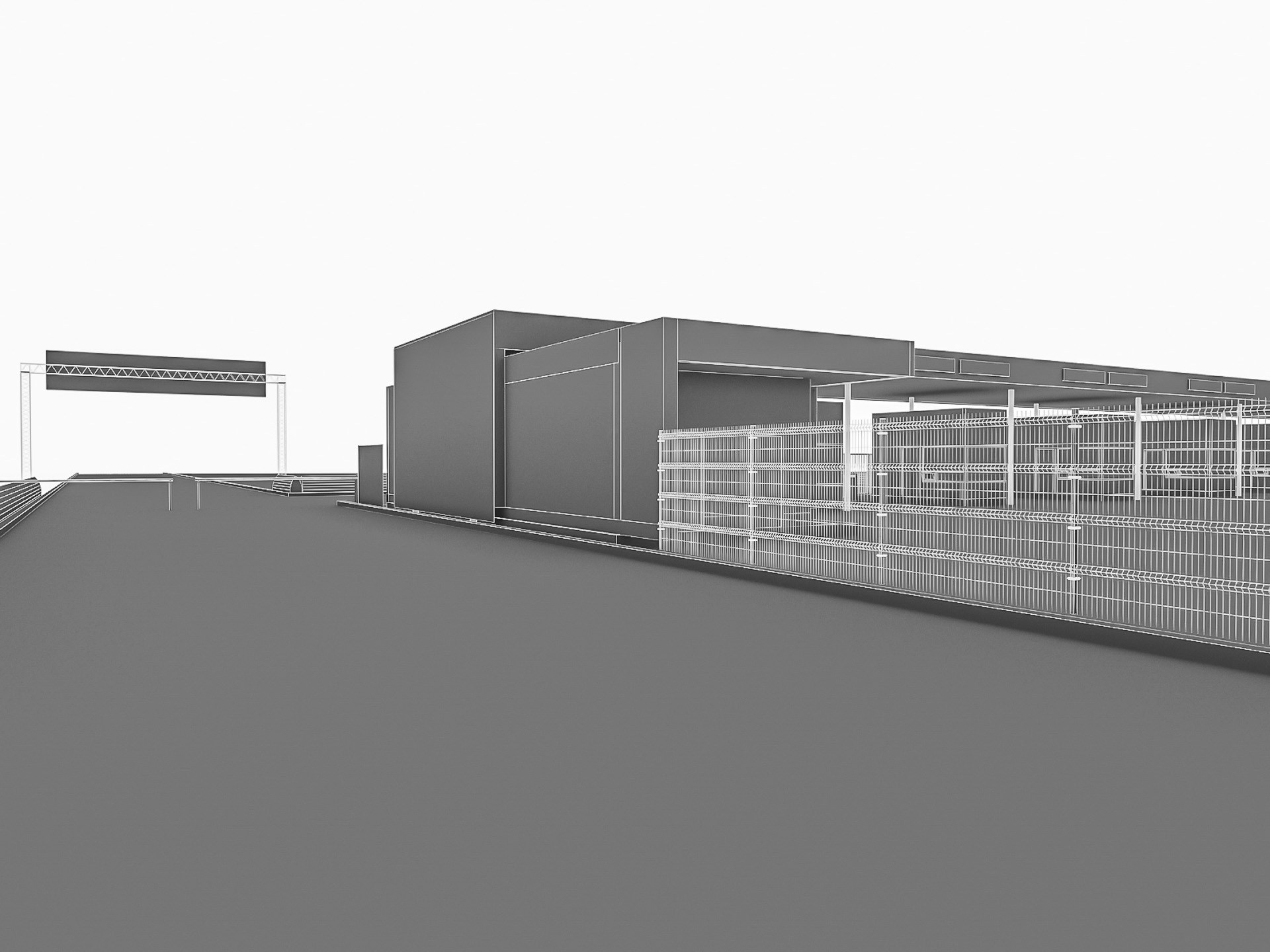 Transport Checkpoint 3D model - TurboSquid 1751266