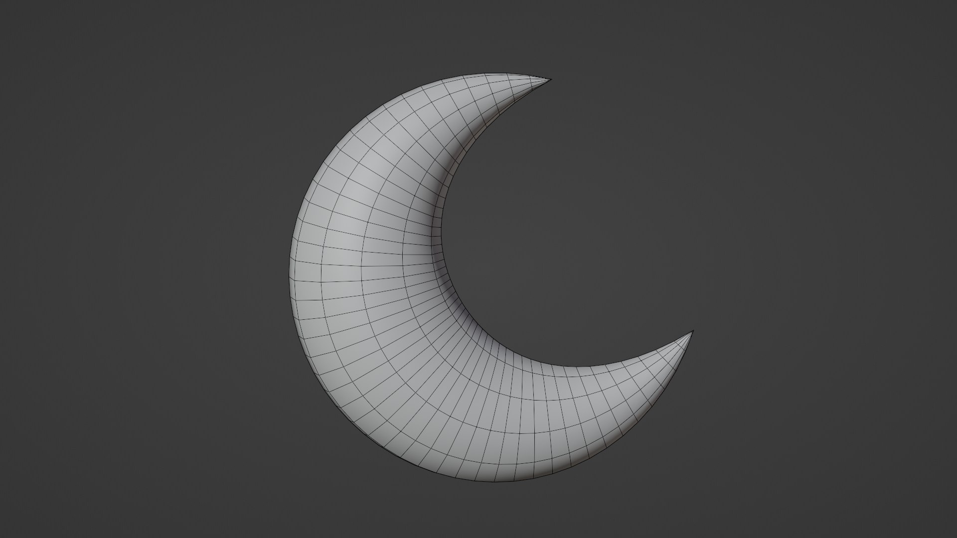 3D Model Pink Moon Icon - TurboSquid 2088641