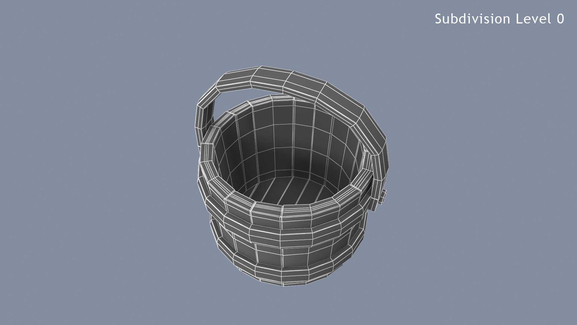 Blue Bucket 3D Model - TurboSquid 2341996