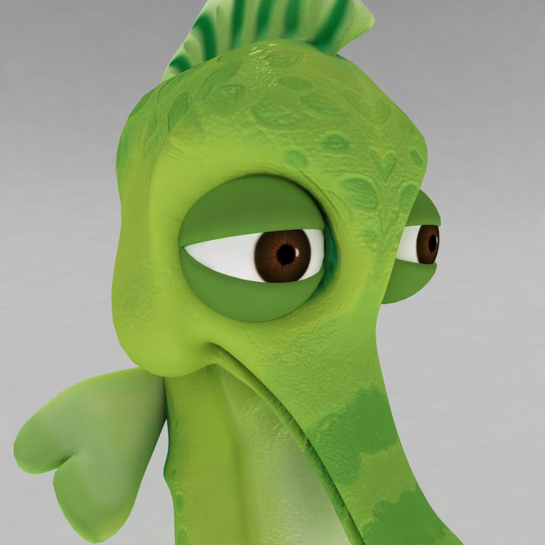 3d Max Seahorse Animation Water