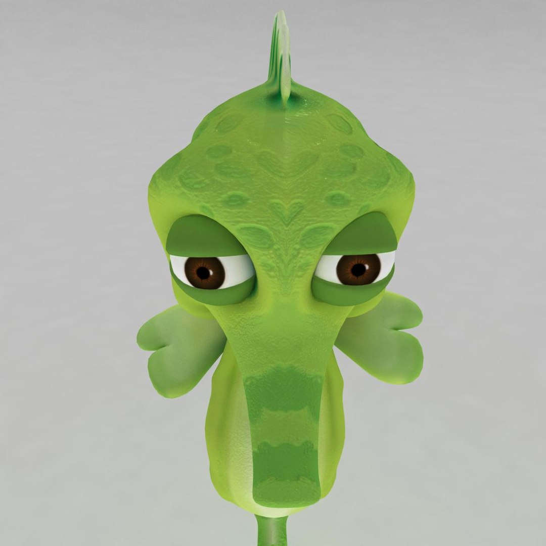 3d Max Seahorse Animation Water