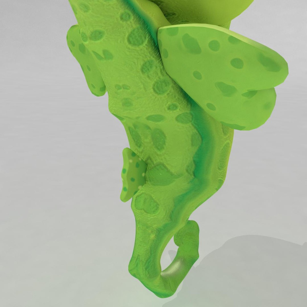 3d Max Seahorse Animation Water