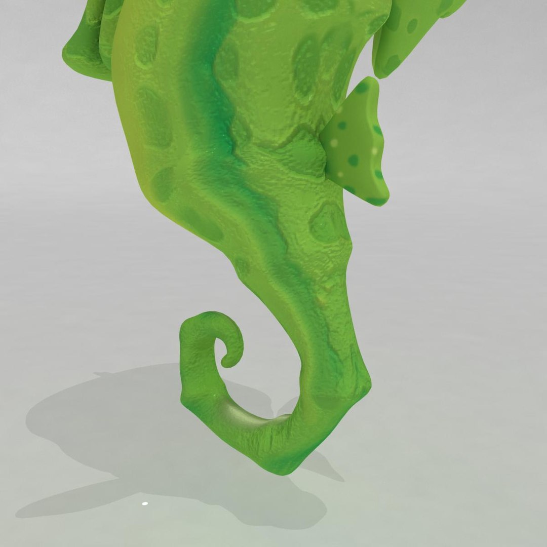 3d Max Seahorse Animation Water