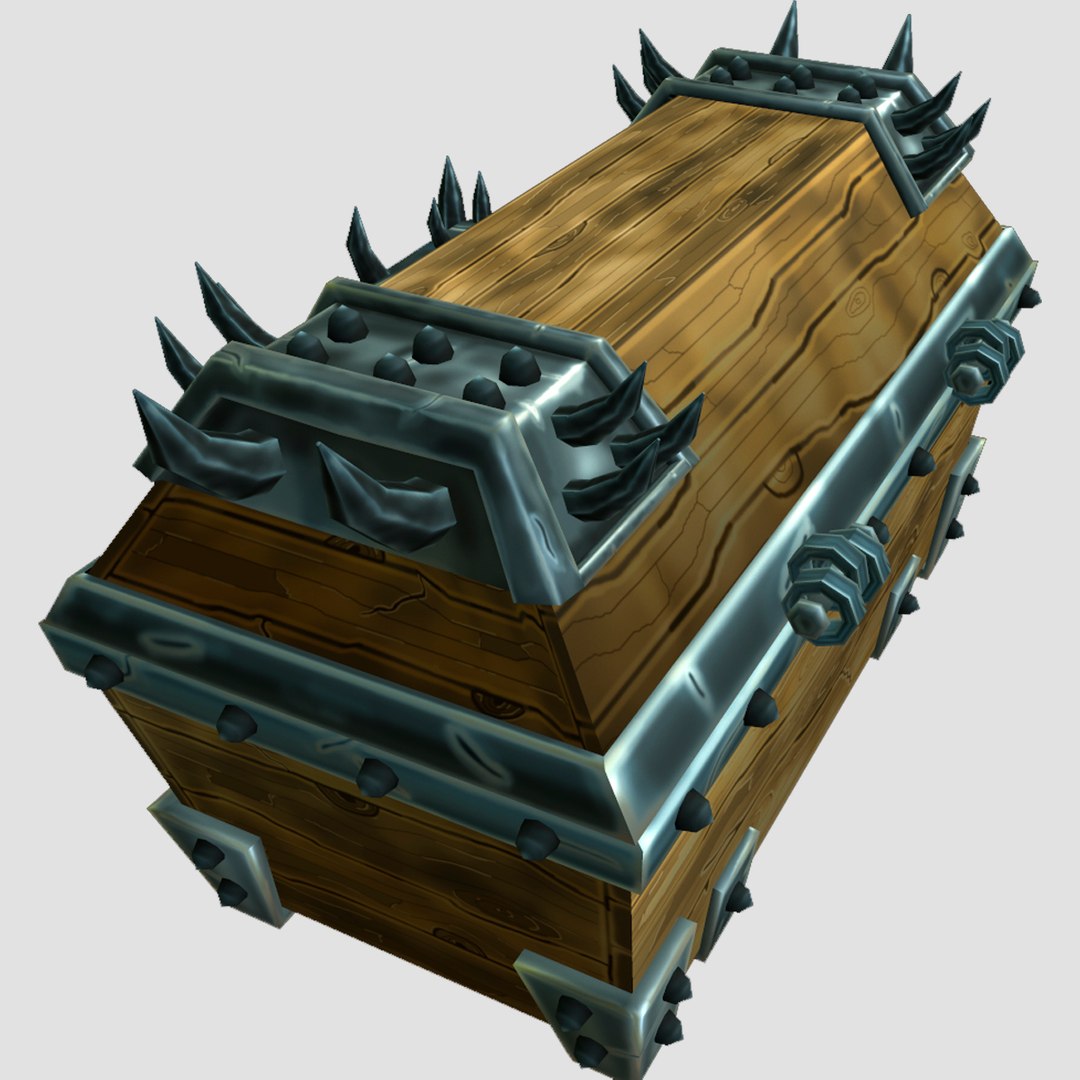 3D model chest games handpaint - TurboSquid 1245011
