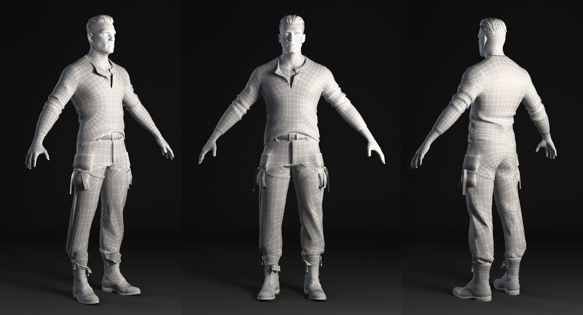Soldier - Character Rigged Max