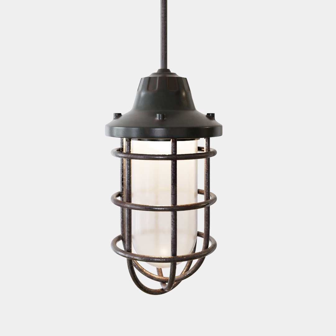 3D Rusty Lamp - TurboSquid 2190707