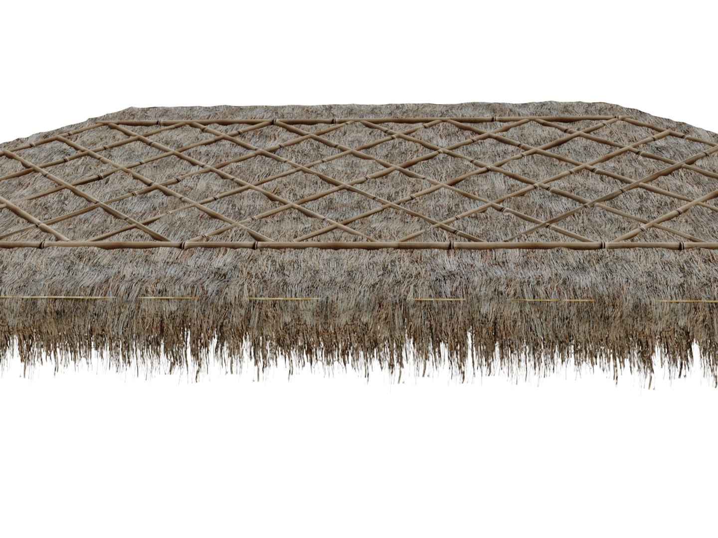 3D thatch roof - TurboSquid 1524326