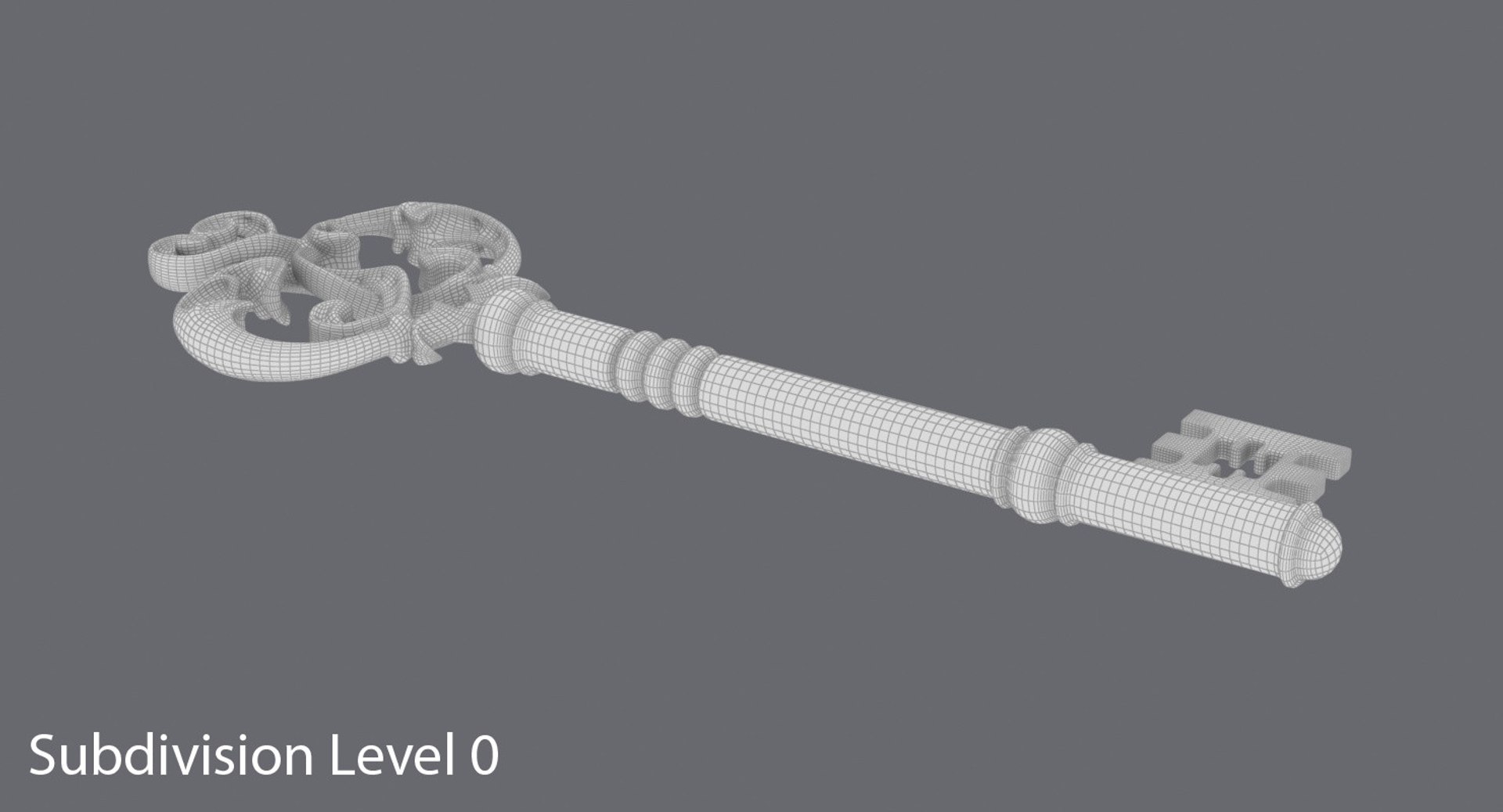 Skeleton Key 02 3d Model