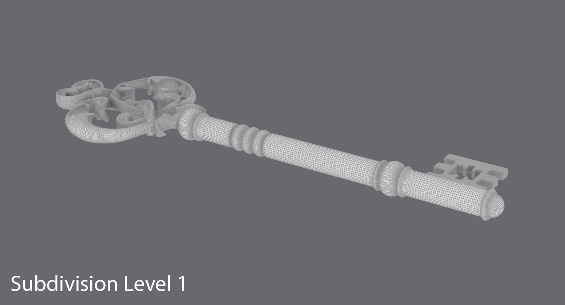 Skeleton Key 02 3d Model