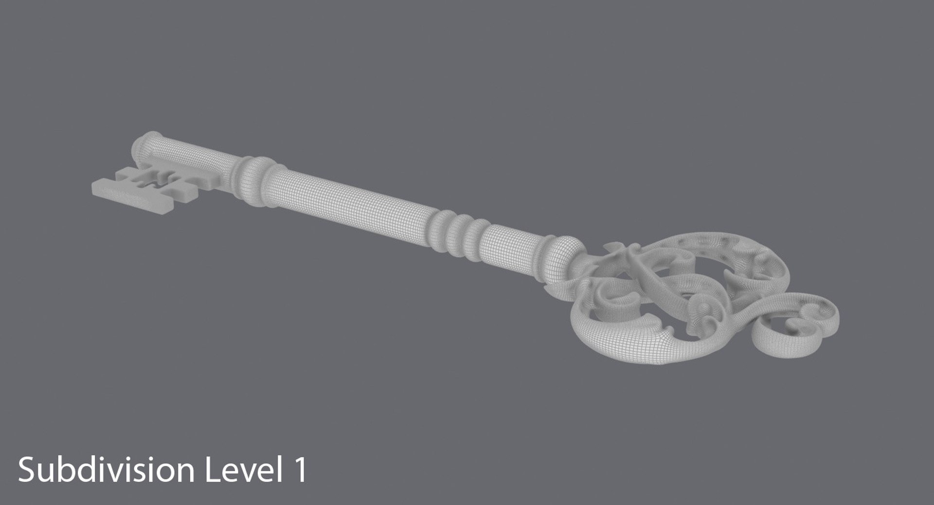 Skeleton Key 02 3d Model