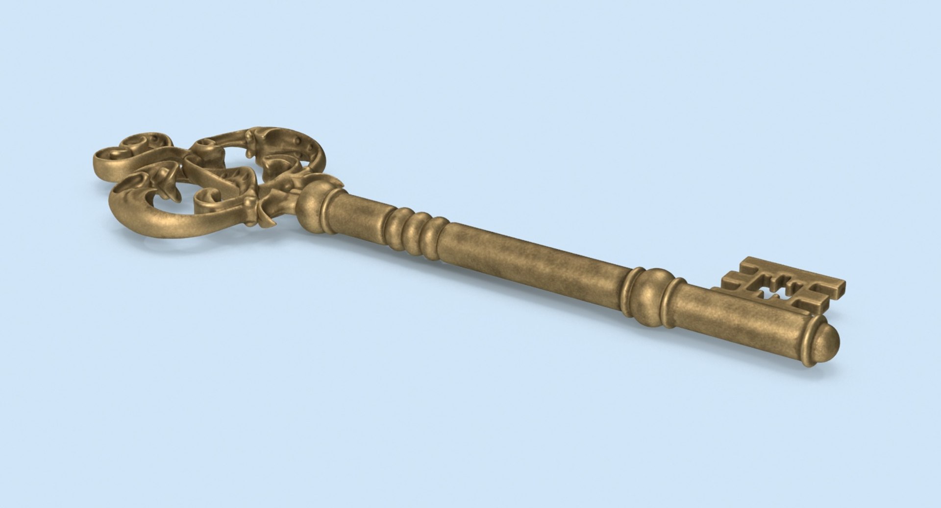 Skeleton Key 02 3d Model