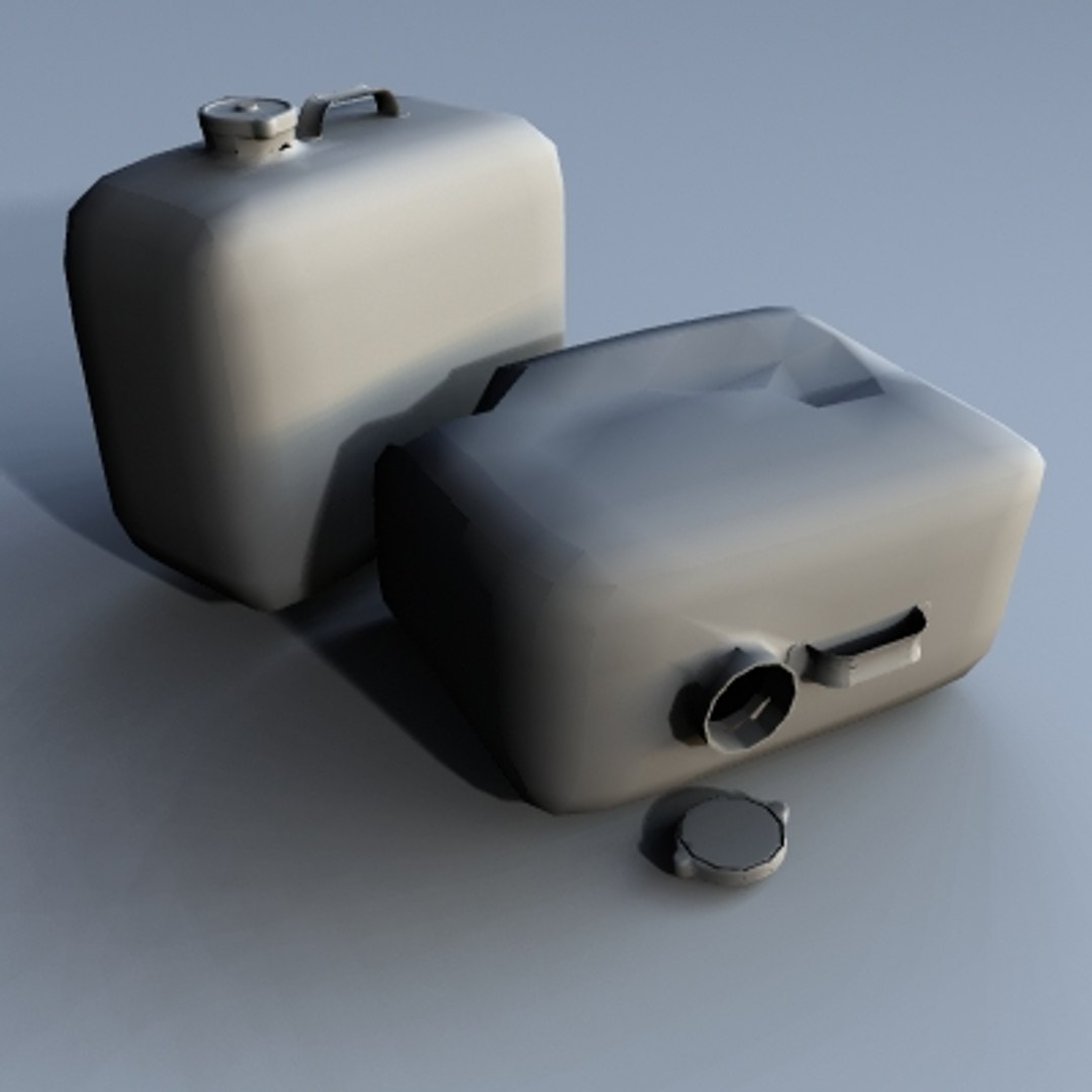 Gas Cans 3d Model