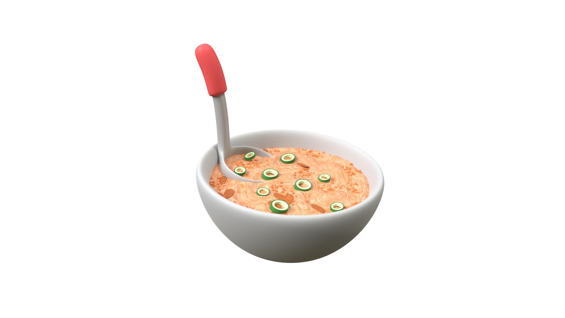 Soup Bowl 3D Model - TurboSquid 2253135