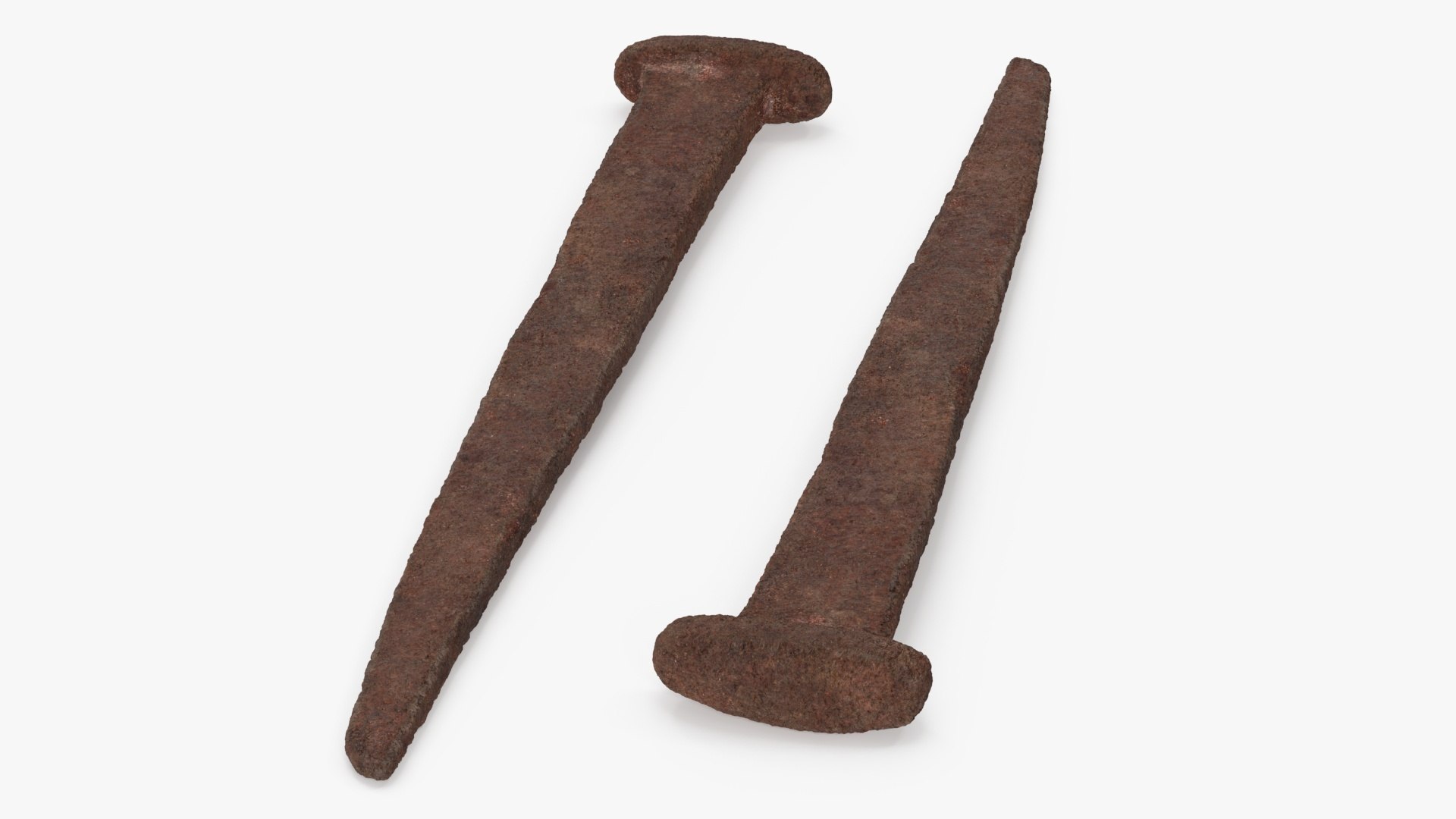 3D Rusty Iron Nail Model - TurboSquid 2214179