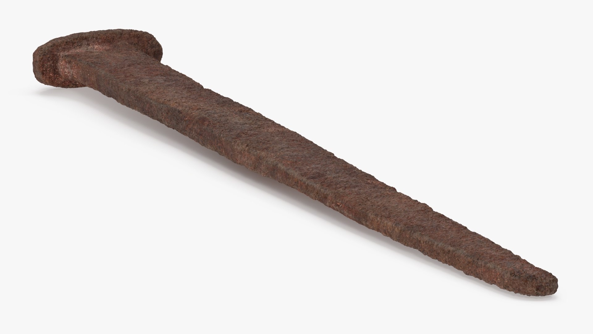 3D Rusty Iron Nail Model - TurboSquid 2214179