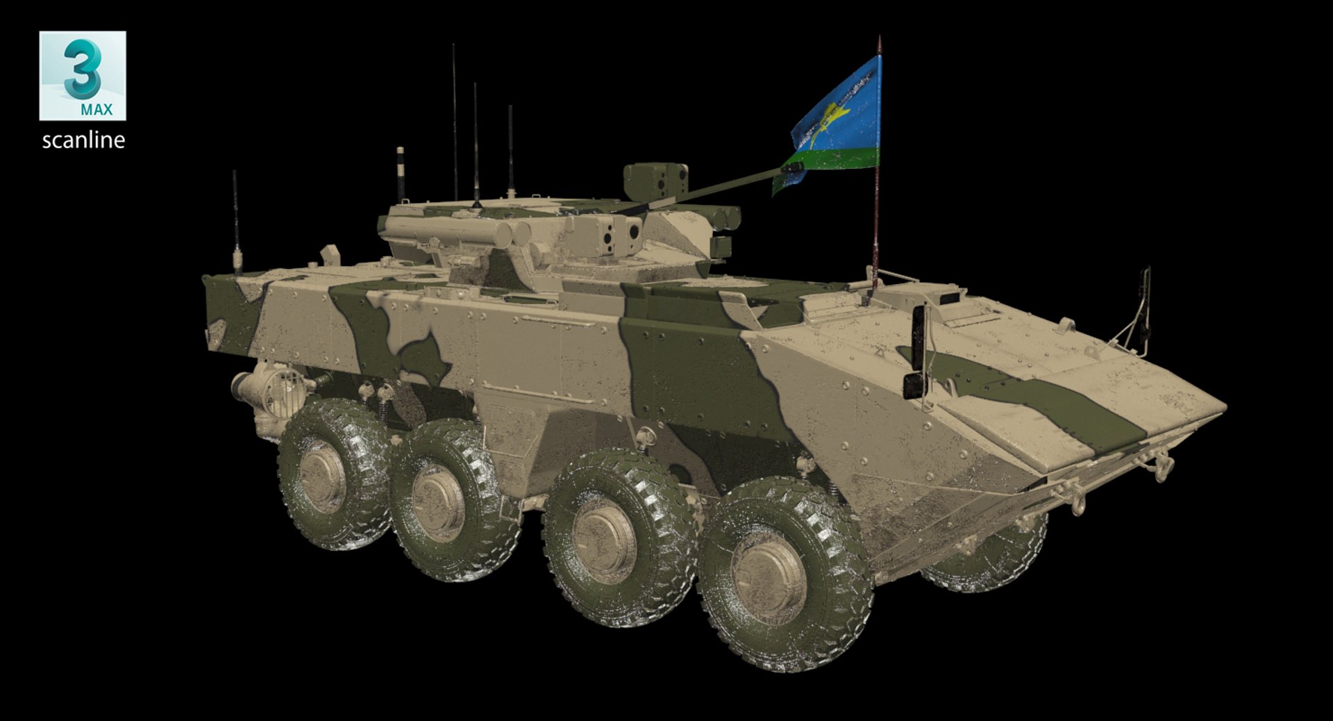 Vpk-7829 bumerang special dirt model - TurboSquid 1401614